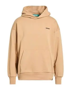 BARROW Cotton Fleece Hooded Sweatshirt - Beige