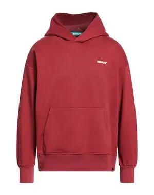 BARROW Cotton Fleece Hooded Sweatshirt - Red