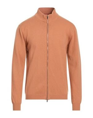 DANIELE FIESOLI Wool & Cashmere Zip-up Cardigan - Tan