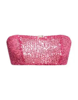 Elisabetta Franchi Top Fuchsia Size Polyester, Elastane