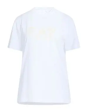 EA7 Man T-shirt Grey Size Xxxl Cotton, Elastane White