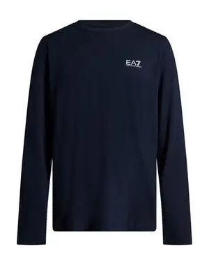EA7 T-shirt Midnight Size Cotton, Elastane - Blue