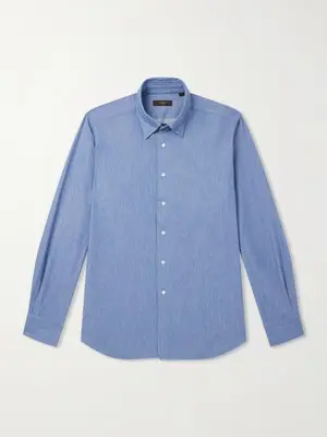 SLOWEAR Cotton-twill Shirt - Blue