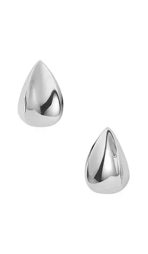 Jenny Bird Small Margeaux Puff Earrings In Metallic - Silver
