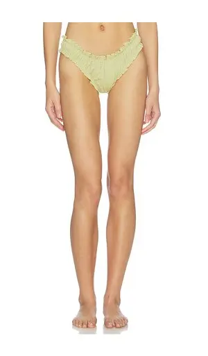 JUILLET Chloe Bikini Bottom In Green - Esme