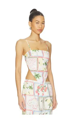 MORE TO COME Kialana Cami Top In White