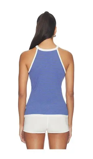 Astr The Label Betia Sweater Top In Blue