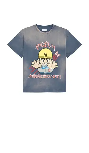 RYOKO RAIN Caution Home Run Tee In . Also