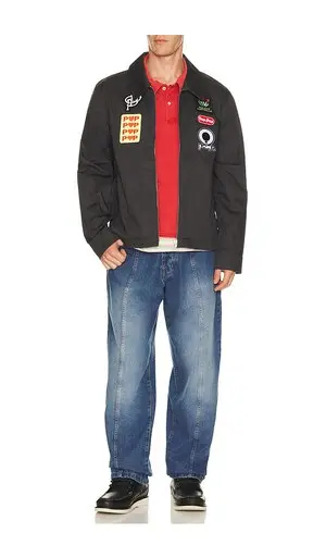 POP TRADING COMPANY Full Zip Worker Jacket