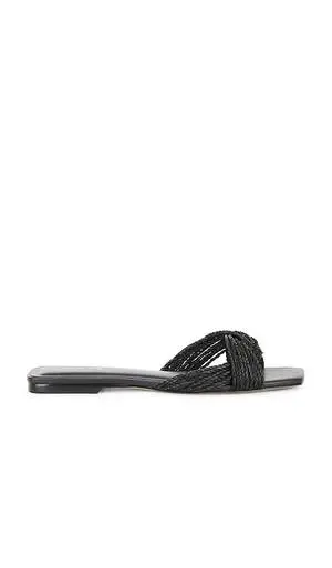 Raye Keene Flat Sandals - Black