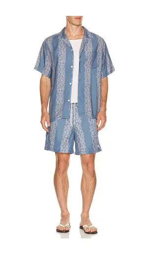 BATHER Printed Swim Trunks