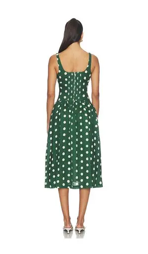 Cara Cara Regio Midi Dress - Green