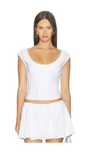 GUIZIO Leila Top - White