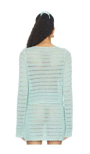 Show Me Your Mumu Offshore Cropped Sweater
