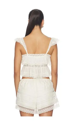 LoveShackFancy Linata Top