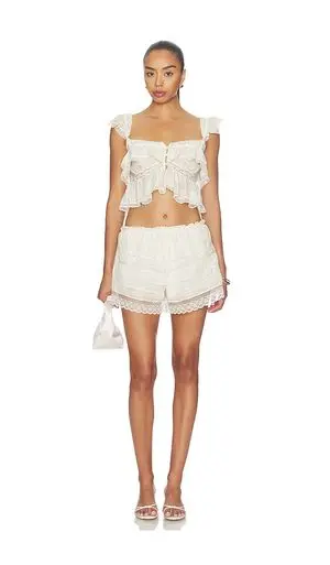 LoveShackFancy Linata Top