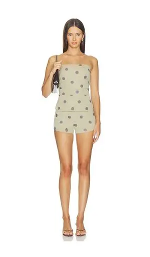 MORE TO COME Calinda Strapless Top