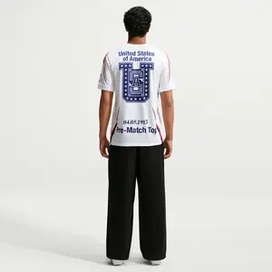 Nike Usa X V.a.a. Academy Pro Short-sleeve Soccer Top