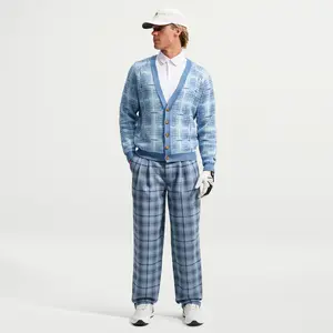 Nike Tartan Golf Cardigan