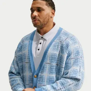 Nike Tartan Golf Cardigan