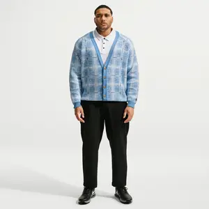 Nike Tartan Golf Cardigan