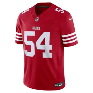 Nike Fred Warner San Francisco 49ers Stitched Limited Jersey - Red