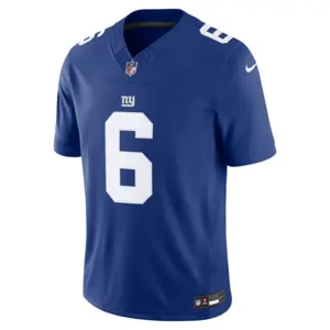 Nike Jaxson Dart New York Giants Dri-fit Nfl Limited Jersey - Blue