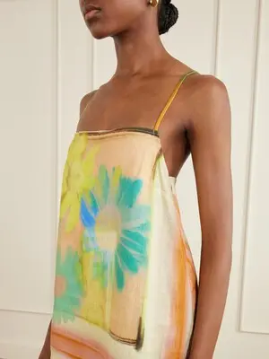 Staud Laura Linen Mini Dress