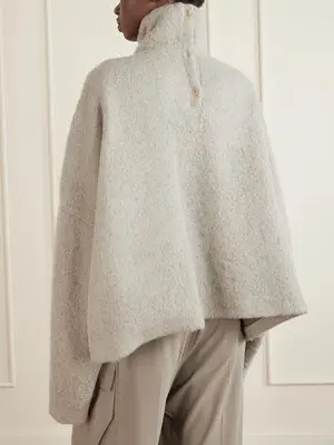 Rick Owens Jumbo Tabard Alpaca And Wool-blend Sweater