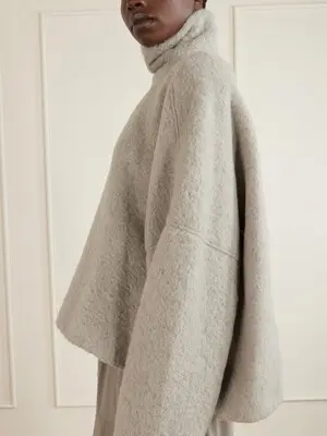 Rick Owens Jumbo Tabard Alpaca And Wool-blend Sweater