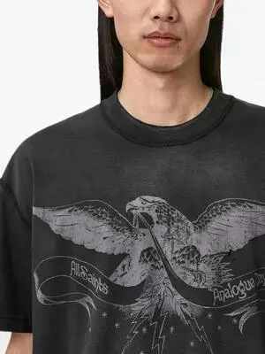 ALLSAINTS Eagle-print Short Sleeve Boxy T-shirt