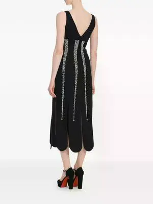 MARKARIAN Brandy Pearl-embellished Midi Dress