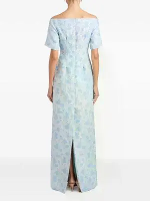 MARKARIAN Gilda Floral-brocade Maxi Dress