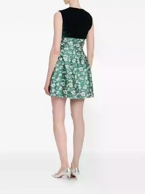 MARKARIAN Jolie Floral-brocade Mini Dress