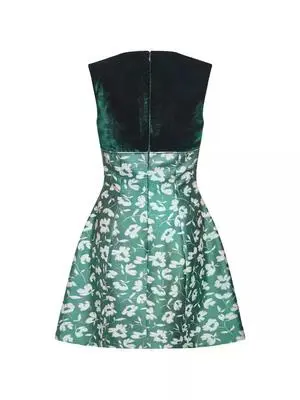 MARKARIAN Jolie Floral-brocade Mini Dress
