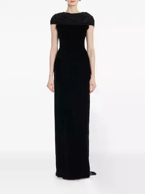 MARKARIAN Vesper Shawl-detail Maxi Dress