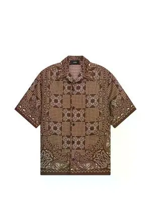 Amiri Ma Check Camp Shirt - Brown