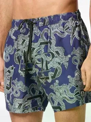 Philipp Plein Printed Swim Shorts