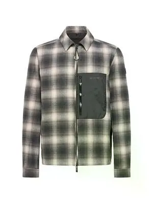 Moncler Cornisello Check-pattern Shirt Jacket