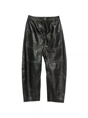 GIORGIO BRATO Distressed Effect Paneled Trousers - Black