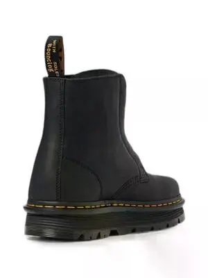 Dr. Martens Zebzag Laceless Leather Ankle Boots