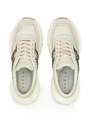 Hogan Hi-fi Leopard-print Sneakers