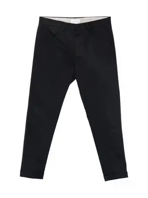 LOW BRAND Turn-up Cuff Trousers - Blue