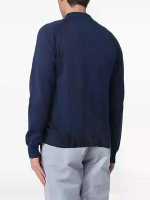 BLAUER. Cotton Zip-up Cardigan