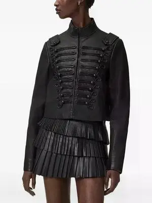 ALLSAINTS Braided Military Cropped Jacket