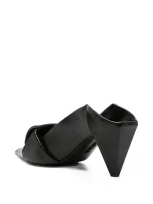 Loewe Origami Bow Detail Pointed Toe Mules