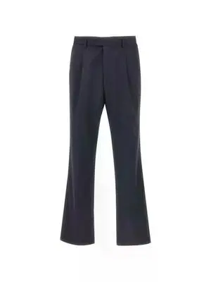 DIGEL Bert Pleated Tailored Trousers - Blue