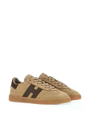 Hogan Nubuck Sneakers With Serrated Side H
