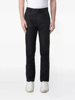 COLMAR Linen Chino Trousers - Black