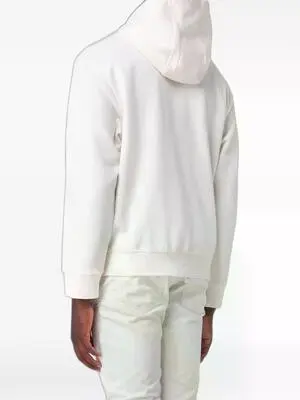 Emporio Armani Logo Patch Zip-up Hoodie